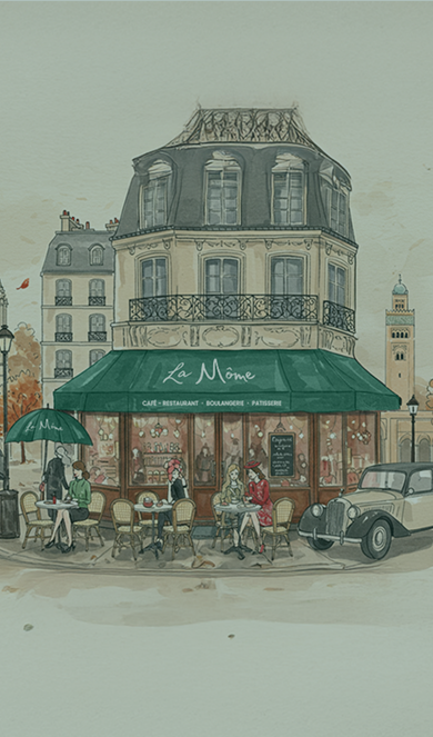 La Môme Marrakech – Café | Restaurant | Boulangerie | Pâtisserie